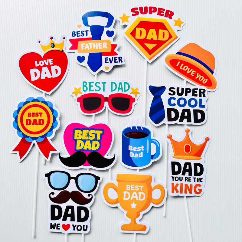 Jual TEMA AYAH FATHER BEST DAD PROPS PHOTOBOOTH | Shopee Indonesia