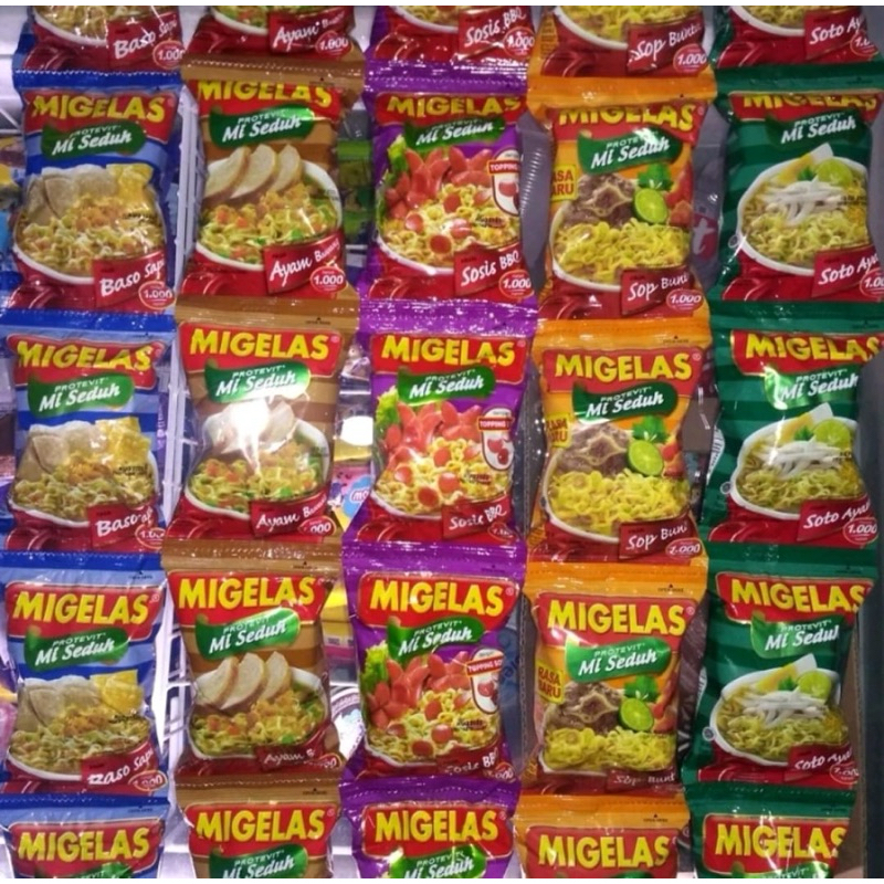 Jual MIGELAS renteng aneka rasa | Shopee Indonesia