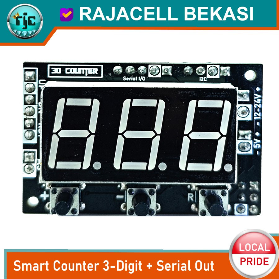 Jual SMART Programmable Counter Digital 3 Digit Alat Hitung Up-Down ...