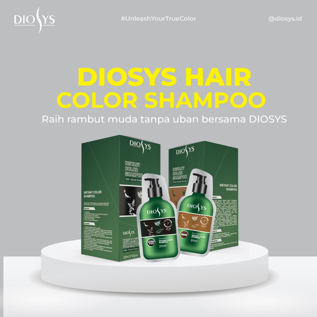 Jual Diosys Instant Color Shampoo Kemasan Sachet 20ml | Shopee Indonesia