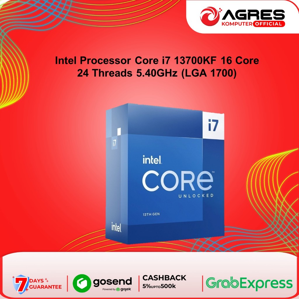 Jual Intel Processor Core i7 13700KF 16 Core 24 Threads 5.40GHz (LGA ...