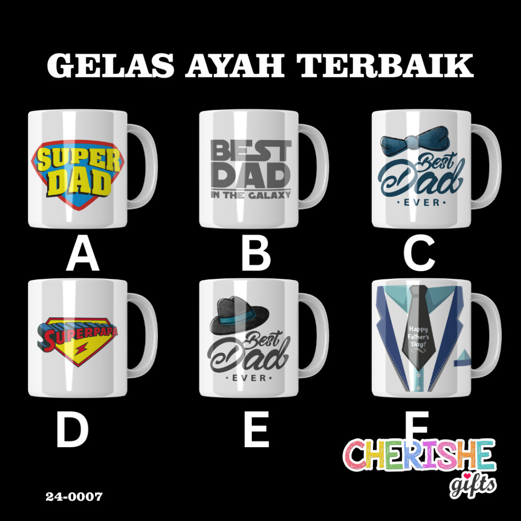 Jual Kado Mug Ayah / Bapa/ Father Tercinta - Happy Fathers Day | Shopee ...