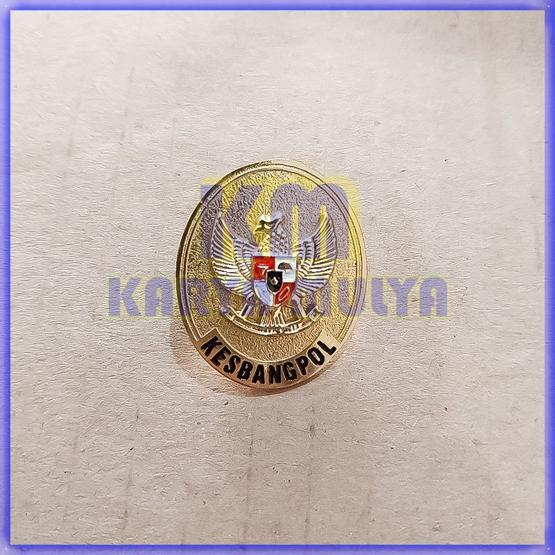 Jual Pin Lencana Kesbangpol Lambang Garuda Indonesia Pin Bross Garuda ...