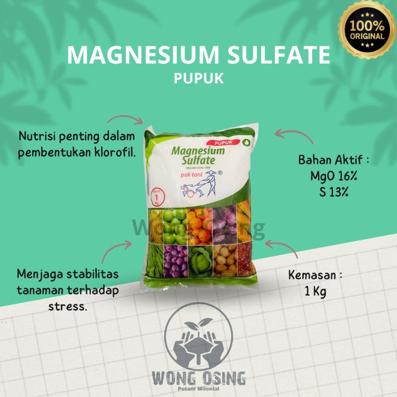 Jual PUPUK MAGNESIUM SULFATE PAK TANI 1KG | Shopee Indonesia