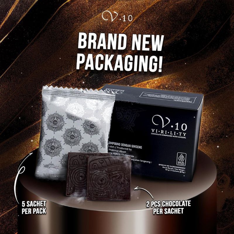 Jual New Coklat Cinta | Coklat Dengan Ginseng | V10 | 1 Box | Shopee Indonesia