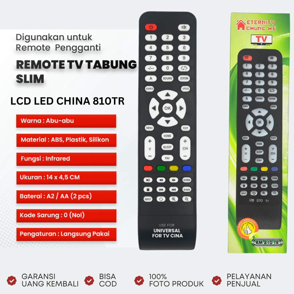 Jual REMOTE TV LCD LED MULTIFUNGSI POLYTRON SAMSUNG LG SONY SHARP ...