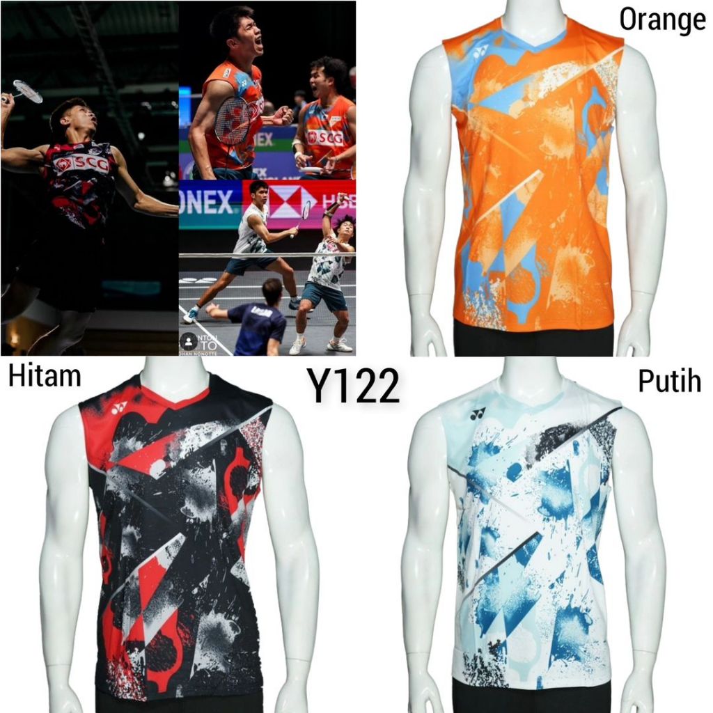 Jual Kaos Badminton Y122 / Y 122 Singlet Baju Jersey Olahraga Sport Bulutangkis | Shopee Indonesia