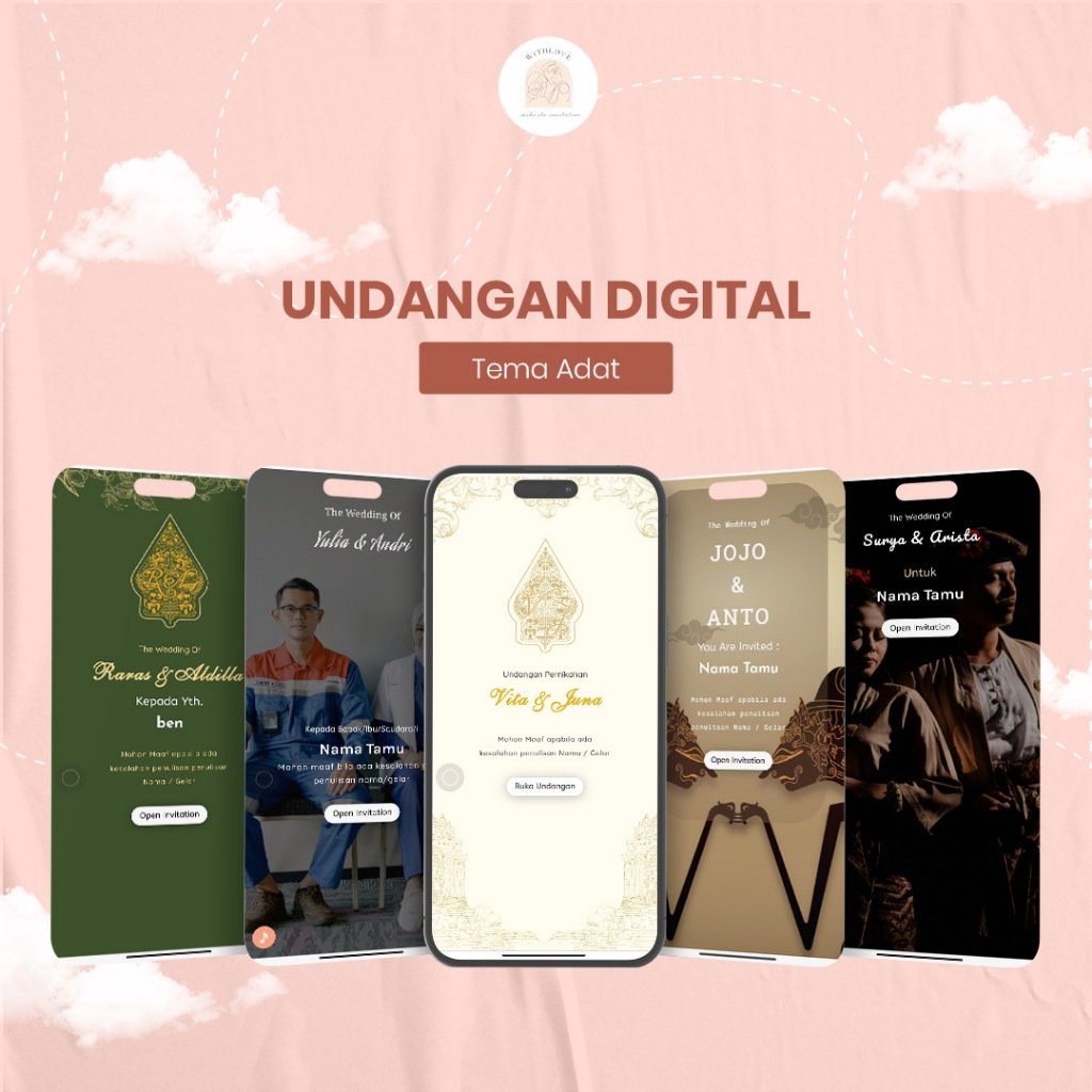 Jual Undangan Online Website Digital Pernikahan Tema Adat Nusantara ...