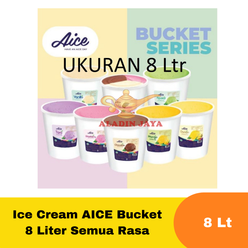 Jual Ice Cream AICE Bucket 8 Liter Semua Rasa | Shopee Indonesia