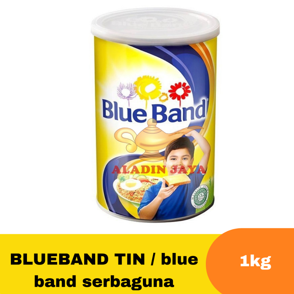 Jual BLUEBAND TIN 1KG / blue band serbaguna 1 kg | Shopee Indonesia