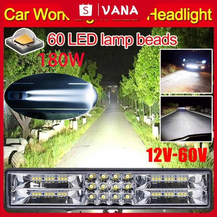 Jual ART N32N VANA 6LED 12W 12V6V SLRG LED Light Bar Spot Banjir Led Bar untuk Mobil SUV Off ...