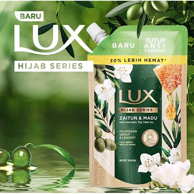 Jual LUX BODY WASH HIJAB SERIES ZAITUN MADU 825 ML | Shopee Indonesia