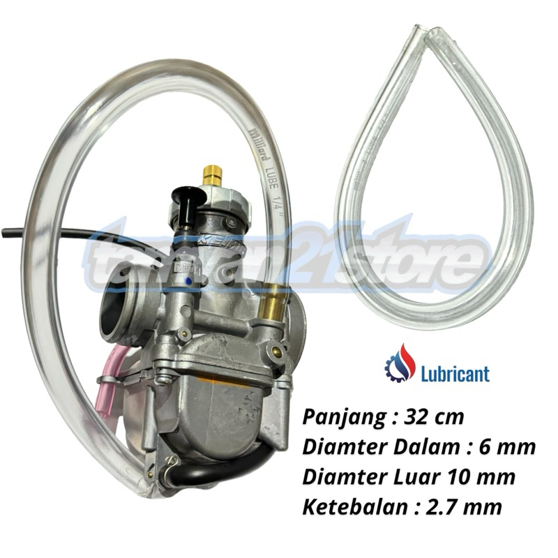 Jual SELANG BENSIN OLI SAMPING RADIATOR BENING TRANSPARAN NINJA RR R SS ...