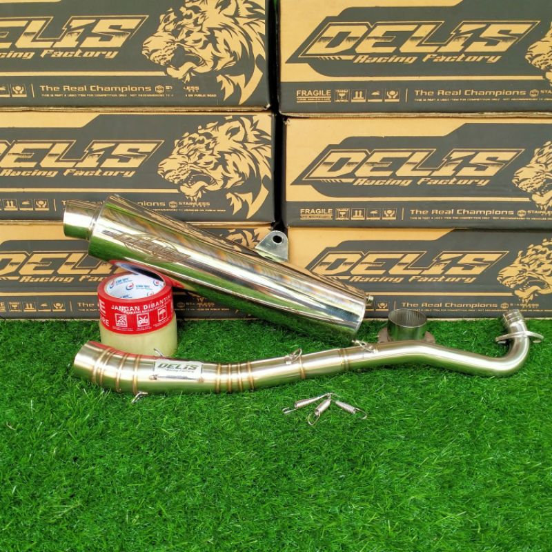 Jual KNALPOT ORIGINAL DELIS RACING FACTORY MODEL SUPRA 125 BATMAN ...