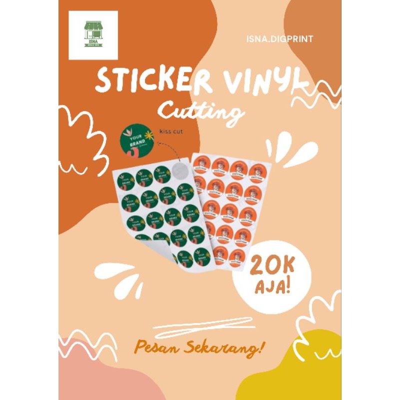 Jual Cetak Sticker Vinyl Cutting ( ukuran A3 ) | Shopee Indonesia
