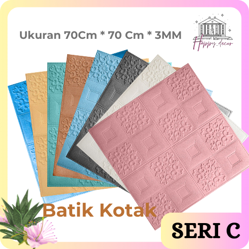 Jual Wallpaper Dingding 3D foam, bermotif batik cantik Premium [SERI C ...