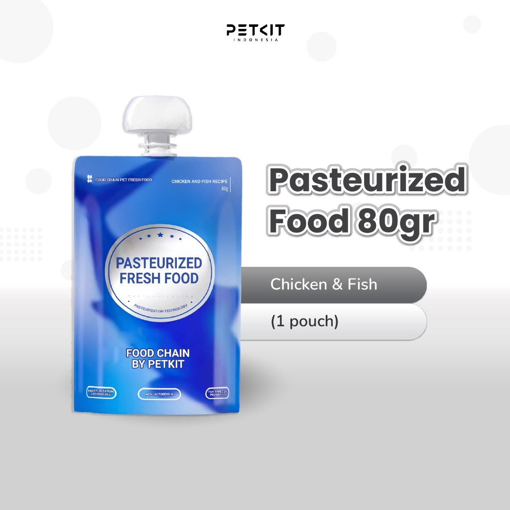 Jual PETKIT Pasteurized Chicken & Fish 80g | Shopee Indonesia