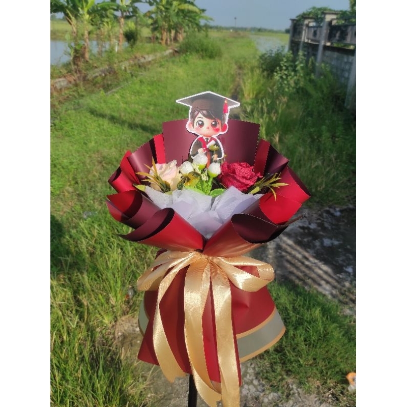 Jual Buket Topper Wisuda / Buket Boneka Wisuda / Hadiah Wisuda / Buket ...