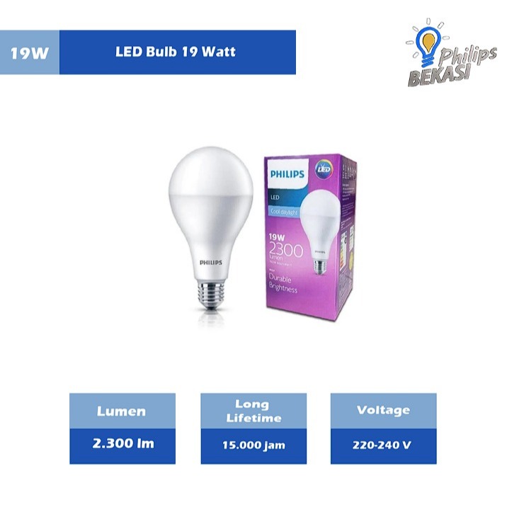 Jual Philips Lampu LED Bulb 19 Watt | Shopee Indonesia