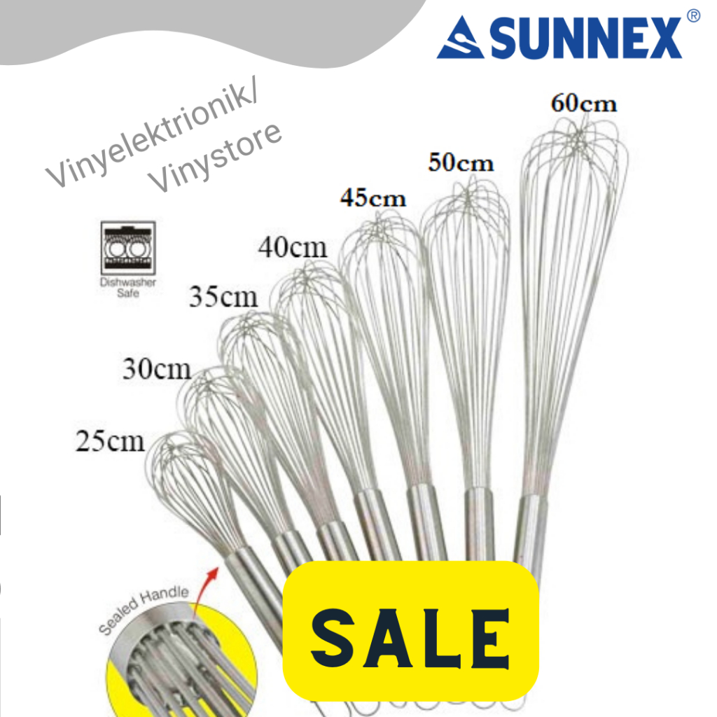 Jual Balloon Whisk / Kocokan Telur Sunnex 30cm 35cm 45cm 50cm 60cm ...