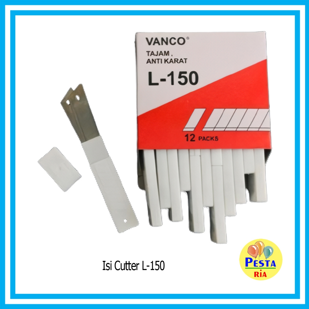 Jual Murah!! (1 Tube Isi 5Pcs) Isi Cutter L-150, Refil Cutter Besar ...