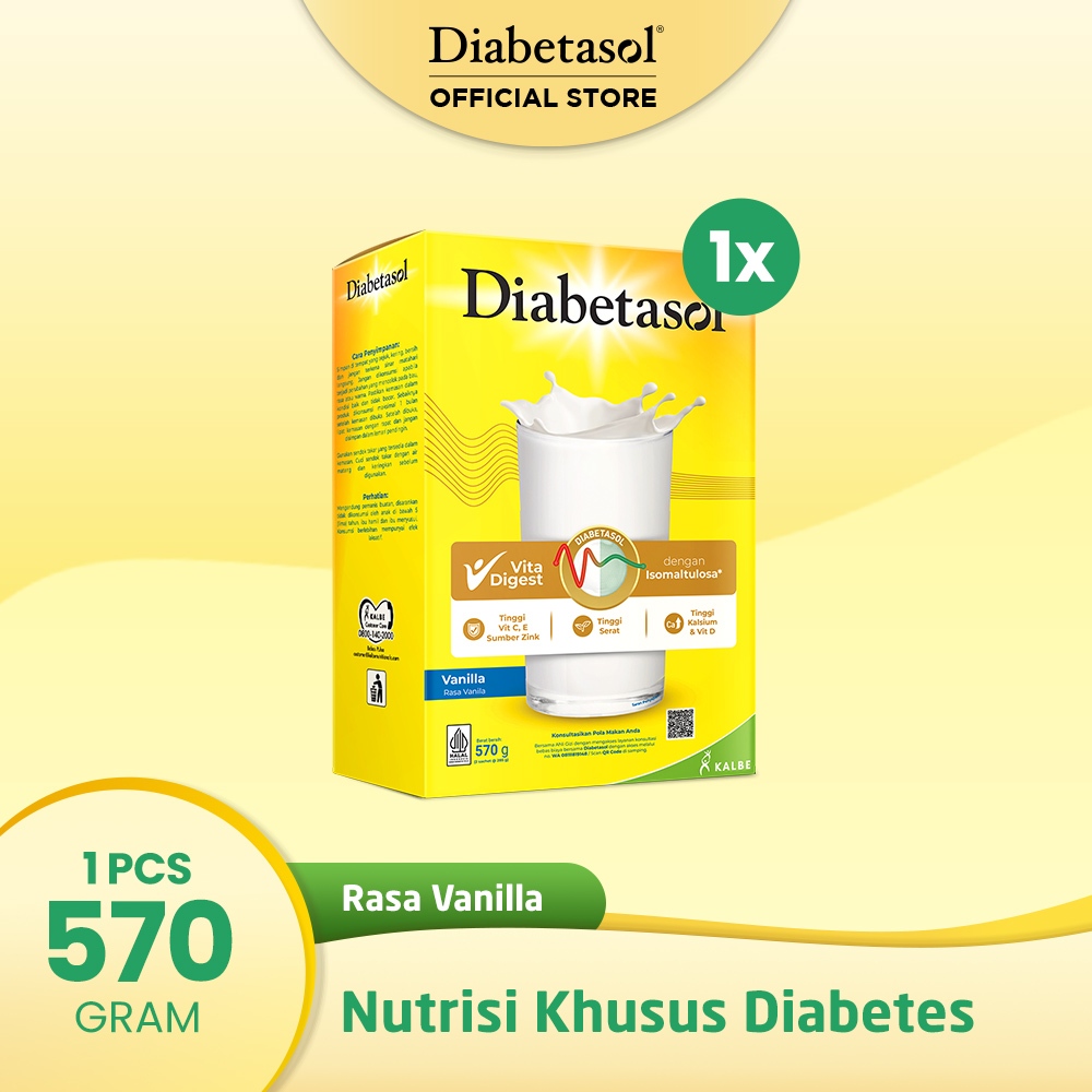 Jual Diabetasol Vanilla 570g | Shopee Indonesia