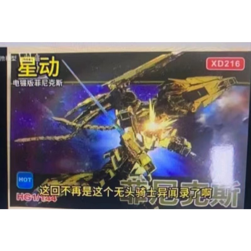 Jual HG Phenex Narrative Ver Gold Coating XD 216 Xin Dong 1/144 High ...