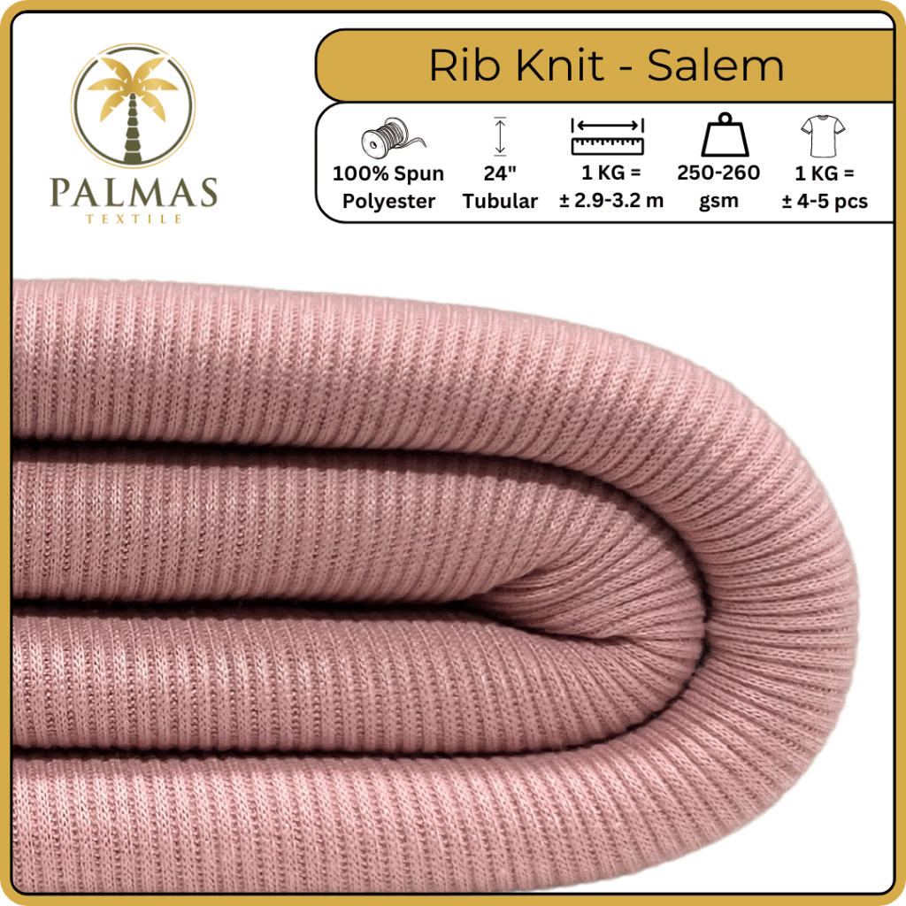 Jual Kain Rib Knit - Salem (Bahan Kaos) | Shopee Indonesia