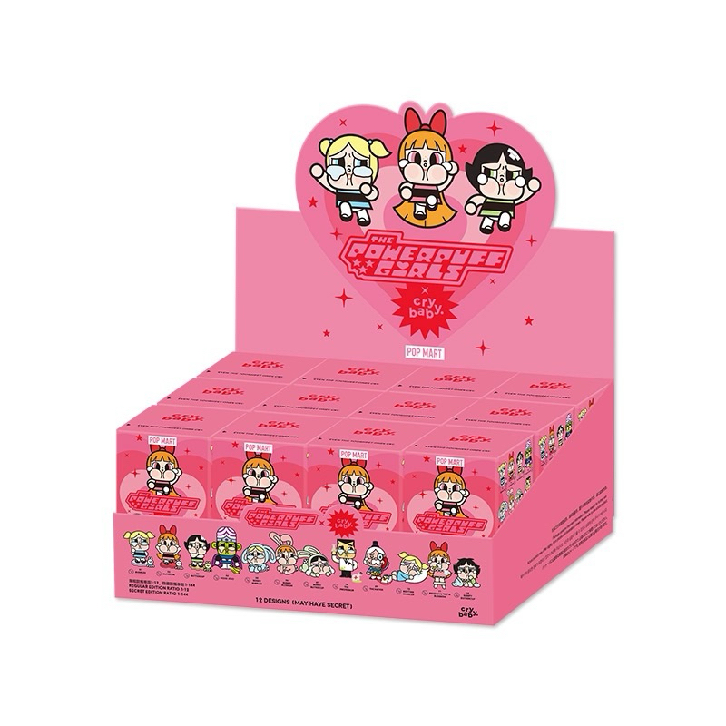 Jual Pop Mart X Powerpuff Girl Cry Baby / Popmart PPG Cry Baby Open Box ...