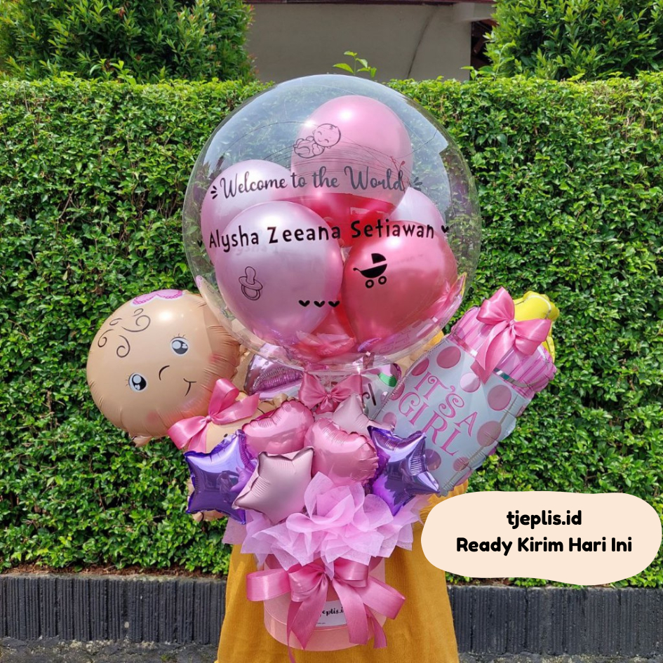 Jual [BISA KIRIM HARI INI] Balon untuk Baby New Born Baby Girl or Baby ...