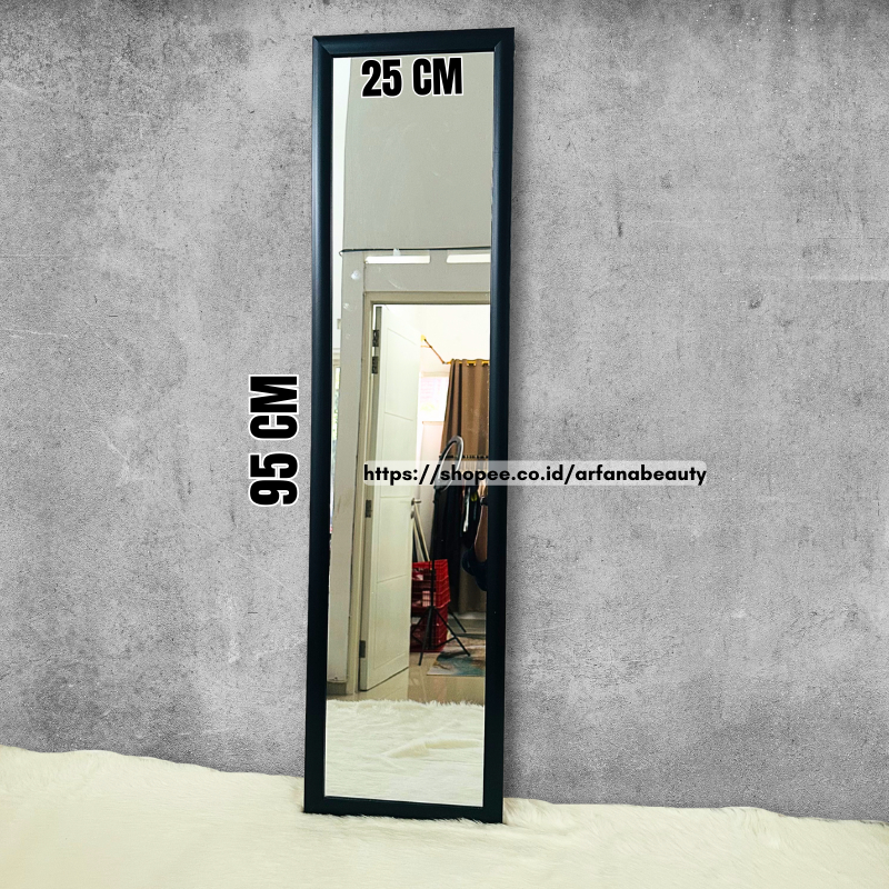 Jual Cermin Dinding Kaca Tempel Gantung 25 x 95 CM Cermin Rias ...