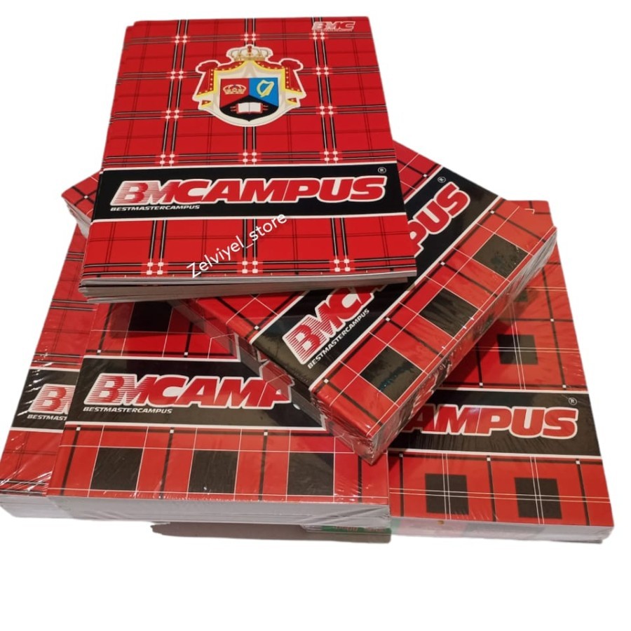 Jual Buku Tulis BMC Campus 50 Lembar Isi 10 Pcs Buku / Buku Tulis ...