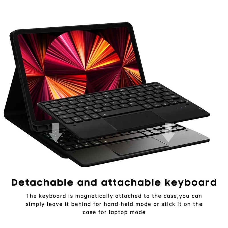 Jual Samsung Tab A8 10.5 2022 X200 X205 Flip Kulit Smart Keyboard ...