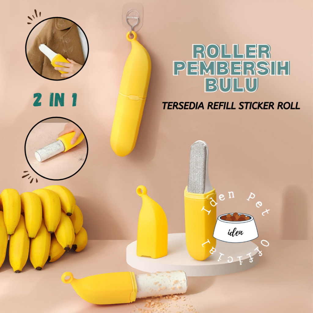 Jual Sticky Roll Roller Pembersih Bulu Hewan Anjing Kucing Alat ...