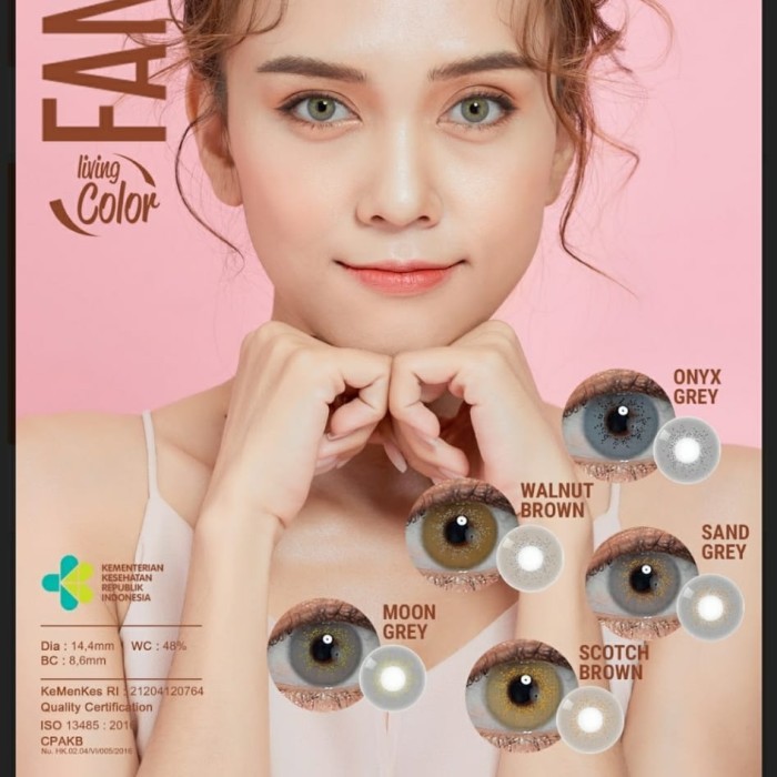 Jual SOFTLENS LIVING COLOR FANTASY 14.4 MM BY IRISH LAB (NORMAL ...