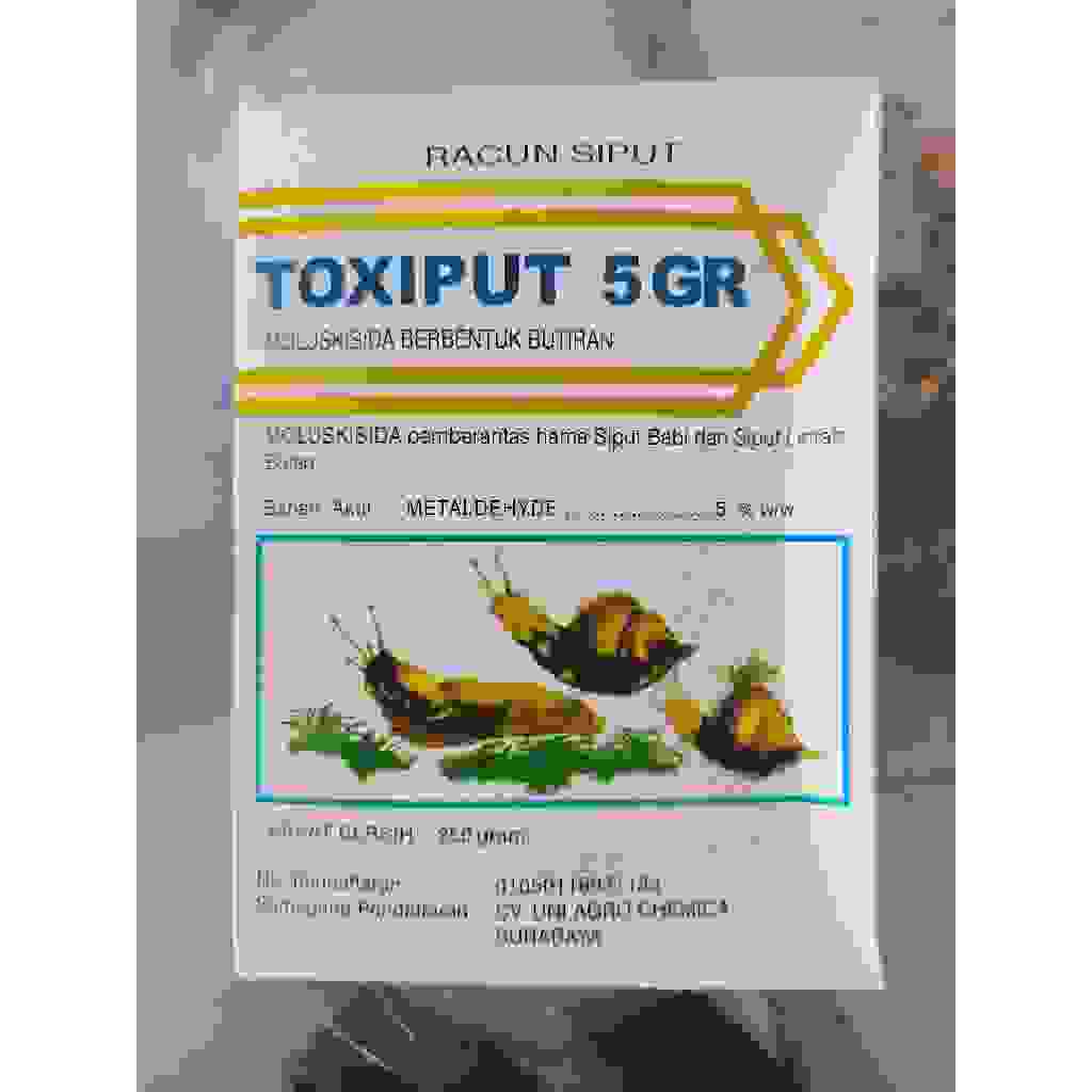Jual Obat Hama Toxiput Moluskisida 5GR | Racun Pembasmi Siput dan ...