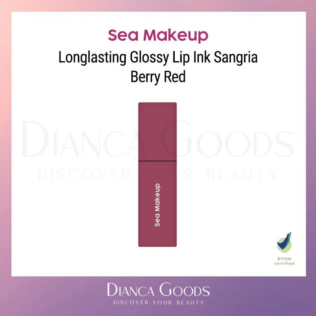Jual SEA MAKEUP Longlasting Glossy Lip Ink Series | Margarita - Nude ...