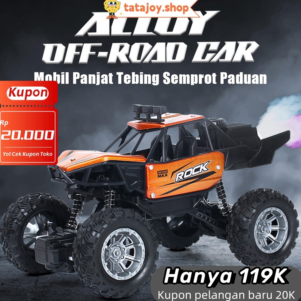 Jual ART O68I Tatajoy Mobil Offroad mobil dengan semprotan di ekornya Rock Crawler Mobil mainan ...