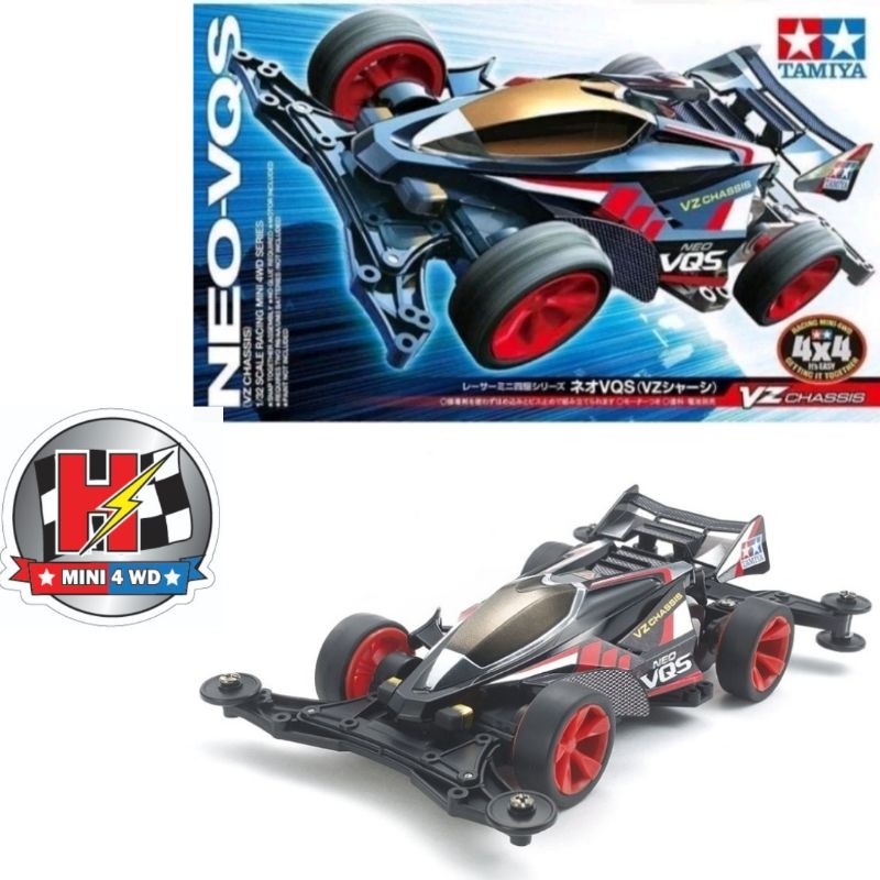 Jual Tamiya Mini 4WD Neo-VQS, Chassis VZ. | Shopee Indonesia