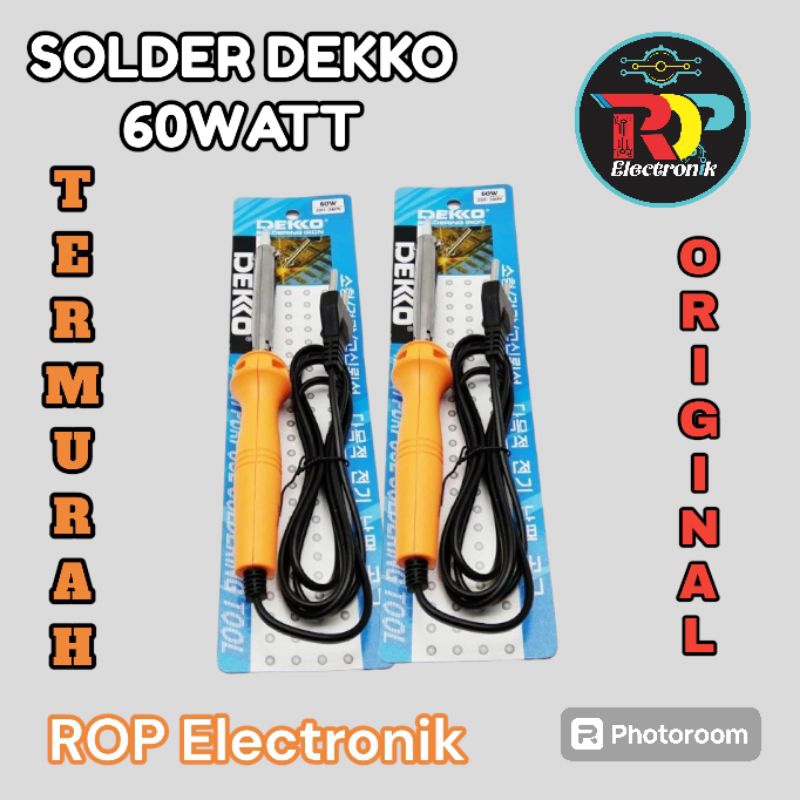 Jual Solder Deko 60 Watt Original Solder Dekko asli | Shopee Indonesia