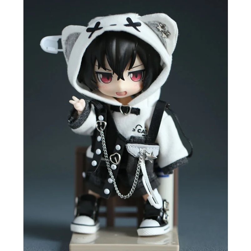 Jual Nendoroid Doll Outfit / YMY DOD doll / Black n White Style ...