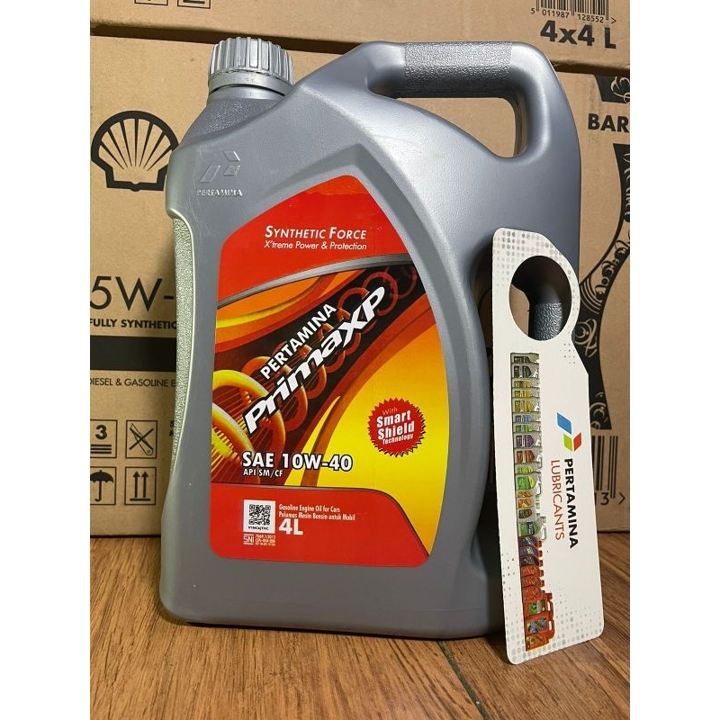 Jual OLI PERTAMINA | PRIMA XP SAE 10W-40 4L | Shopee Indonesia