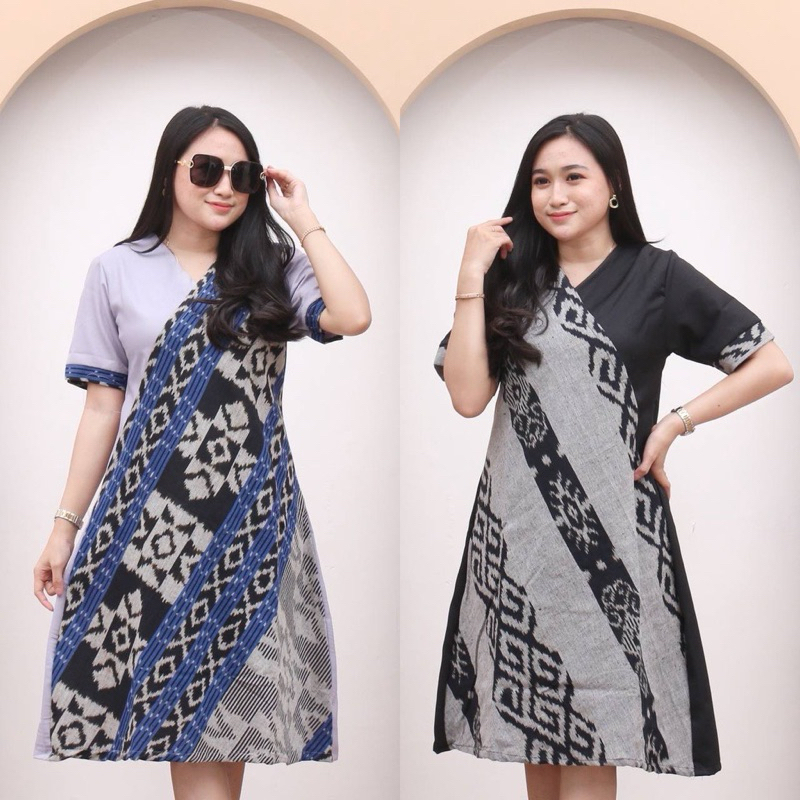 Jual TUNIK TENUN - DRESS TENUN MOANA TTJ TENUN TORAJA TENUN SUMBA TENUN ...