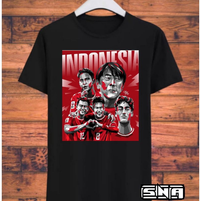 Jual Kaos Timnas Indonesia Shin tae yong Tshirt Timnas Indonesia ...