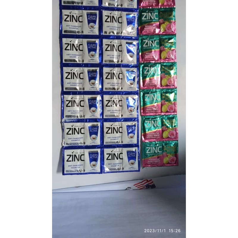 Jual Sampo zinc 1 renceng 12 pcs | Shopee Indonesia