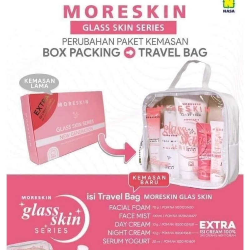 Jual Moreskin Glaskin/ Glaskin Paket /Kemasan Baru | Shopee Indonesia