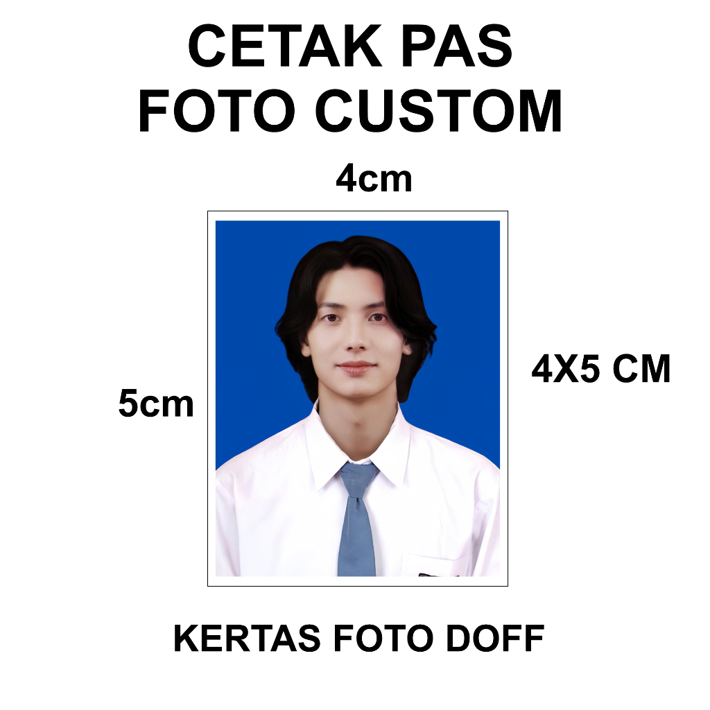Jual cetak foto 4x5 cm dan 4,5x5,5 cm kertas foto doff | Shopee Indonesia