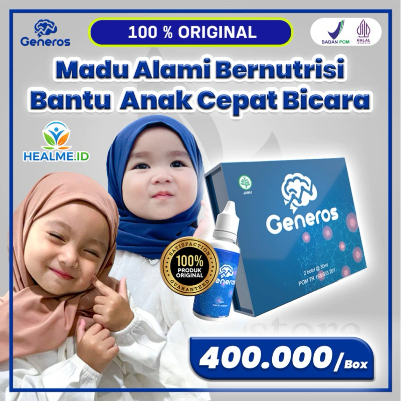 Jual Generos - Original Multivitamin Suplemen Vitamin Otak Anak & Daya ...