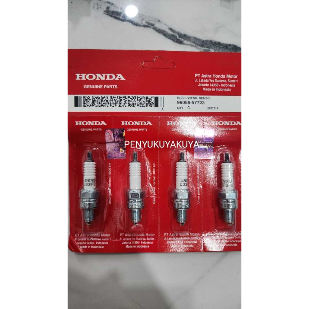 Jual Busi Denso U22 Honda Motor Grand Mio Jupiter Vega Smash Revo ...