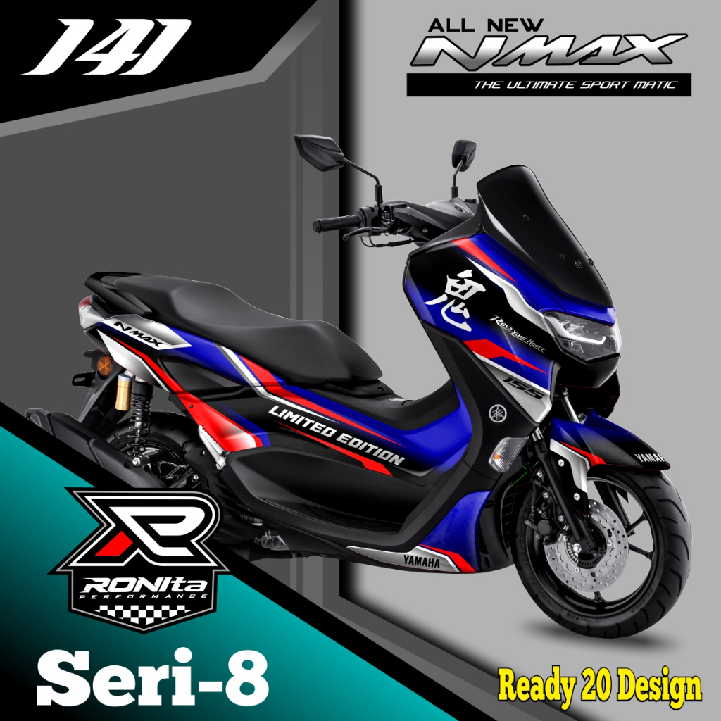 Jual Stiker Decal Fullbody All New Nmax Seri-8 Produksi RONIta | Shopee ...